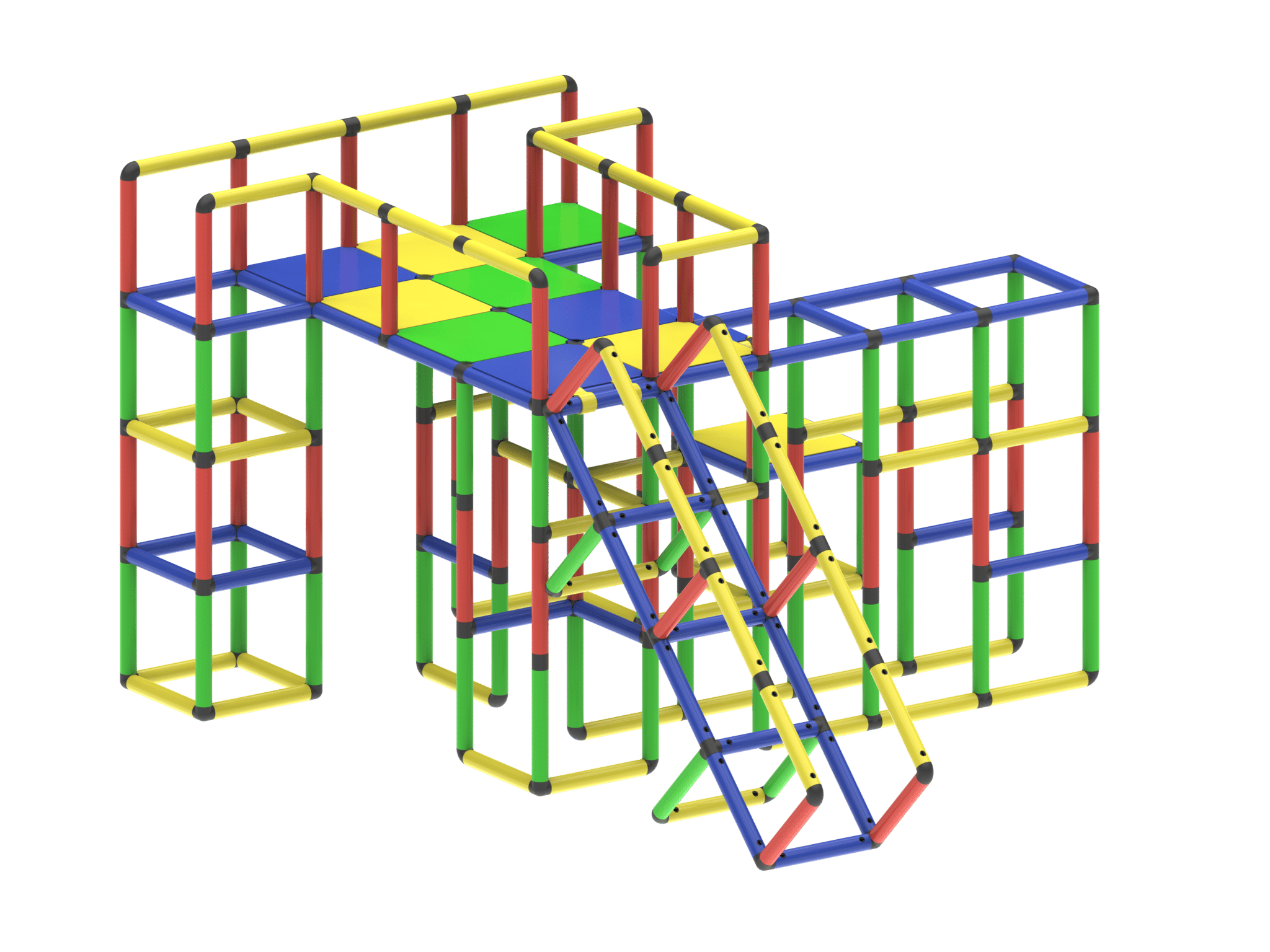 Mega 4-Story Playhouse Fun Set for Children 5yrs and Up | Indoor and ...