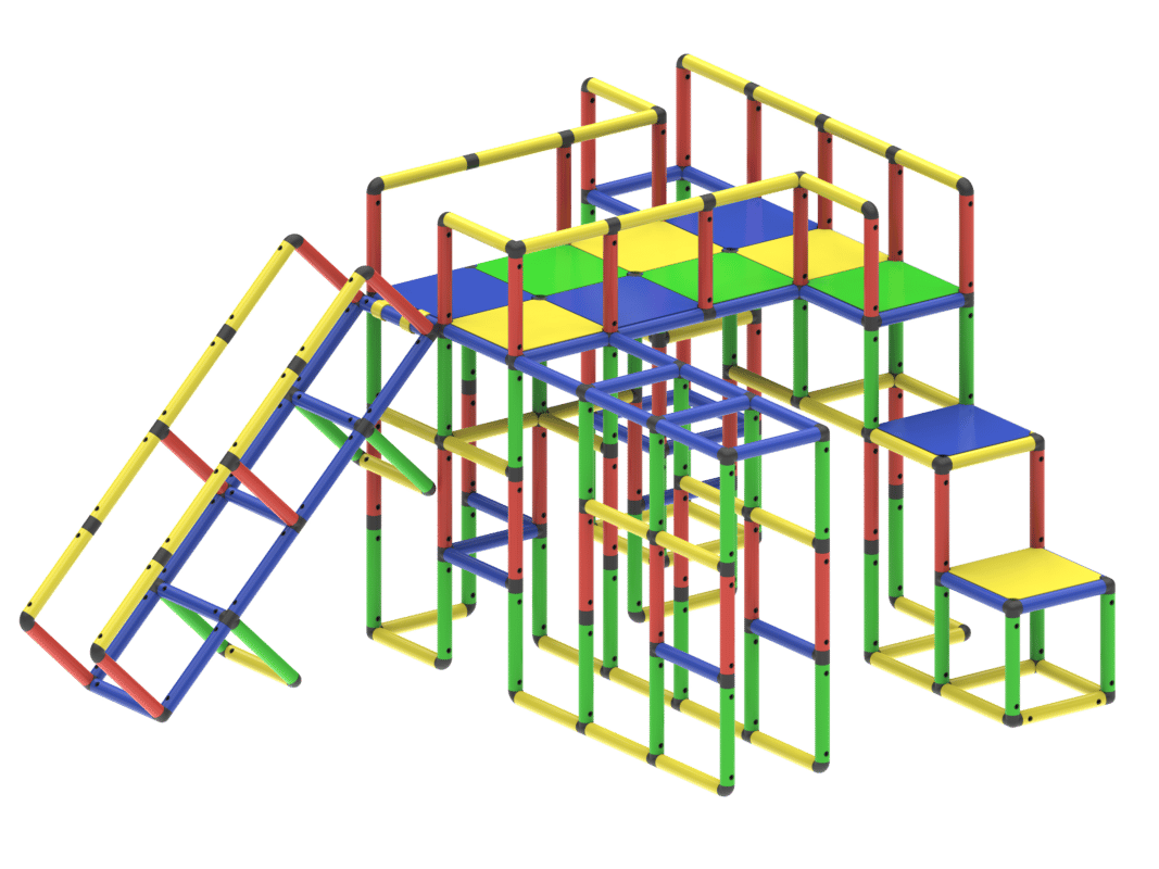 Mega 4-Story Playhouse Fun Set for Children 5yrs and Up | Indoor and ...