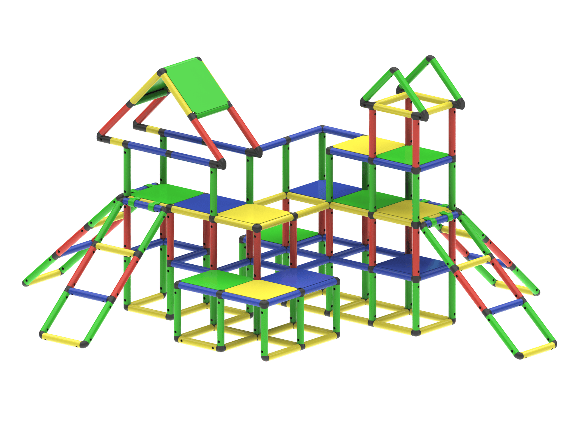 Mega 4-Story Playhouse Fun Set for Children 5yrs and Up | Indoor and ...