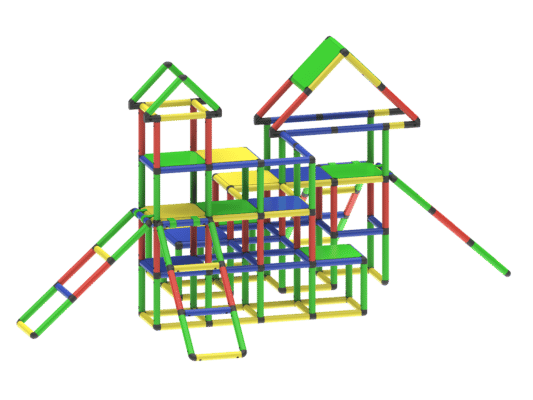 Mega 4-Story Playhouse Fun Set for Children 5yrs and Up | Indoor and ...