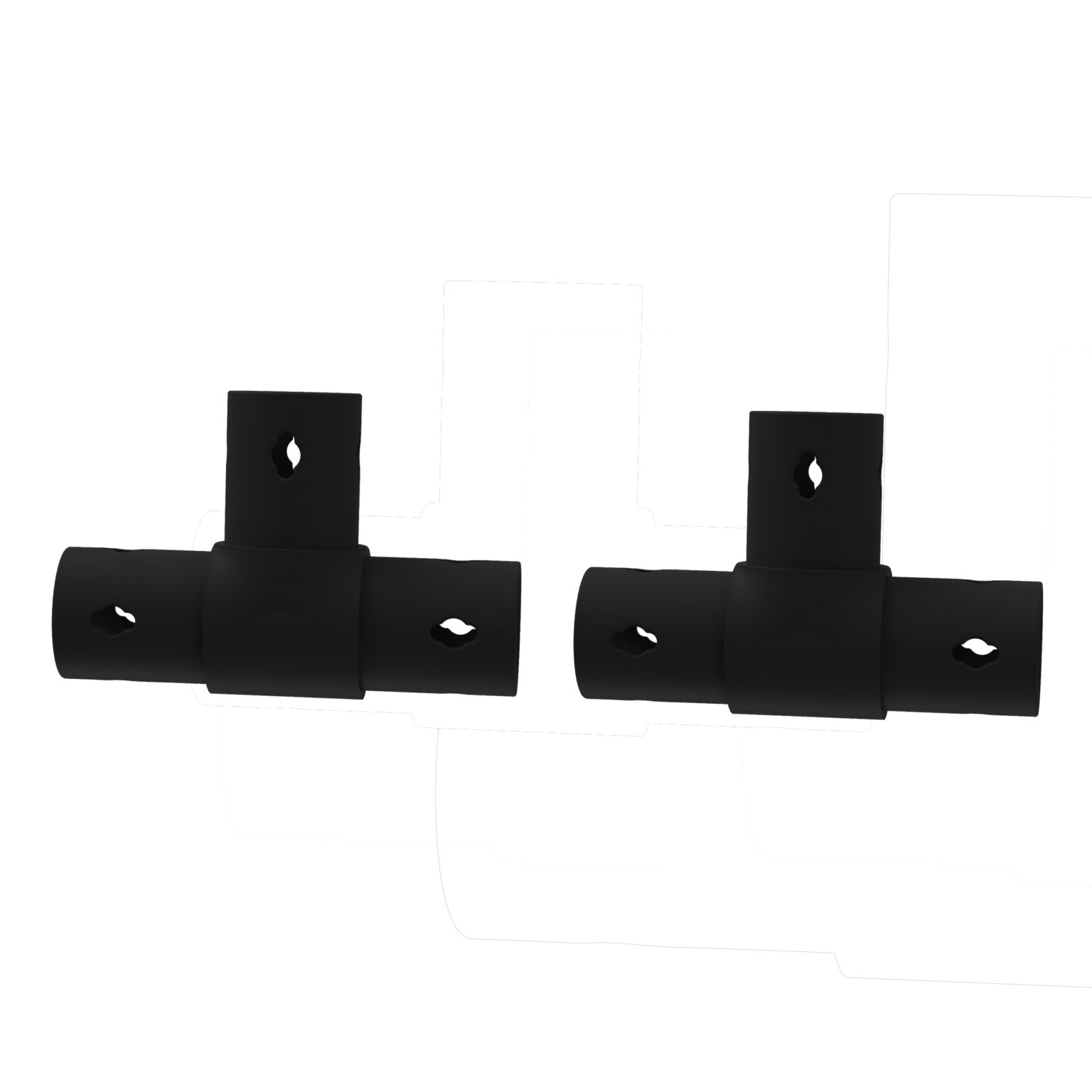 Funphix Parts and Building Set Add-ons – Duplex Connector X2 - Funphix