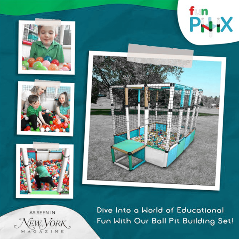 Funphix Large Ball Pits for Toddlers I Dive in Ball Pit Building Toy ...