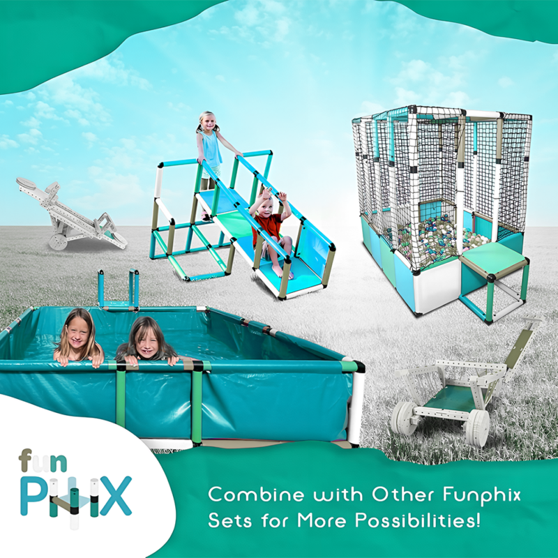 Funphix Large Ball Pits for Toddlers I Dive in Ball Pit Building Toy ...