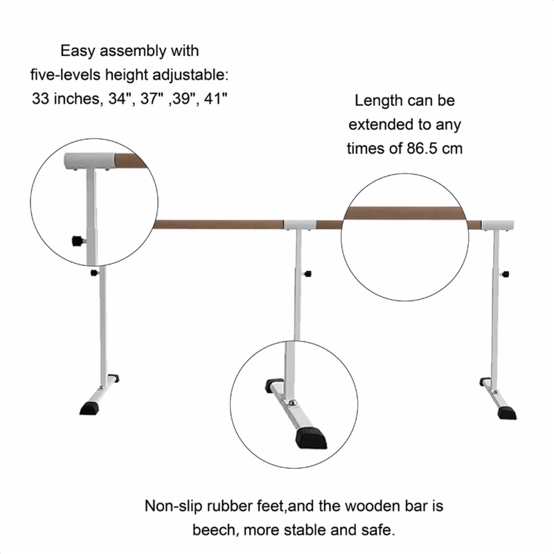 Funphix Premium Ballet Dance Stretch Bar – LARGE - Funphix