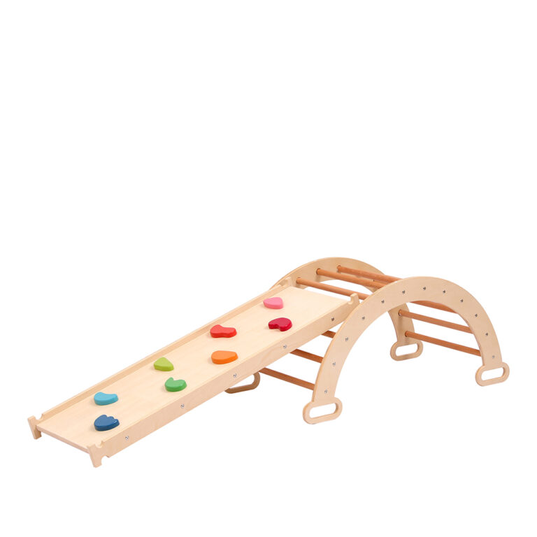 Indoor Triangle Climbing Toy Playground Playset with Triangular Ladder ...